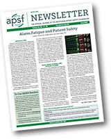 APSF Newsletter - Anesthesia Patient Safety Foundation