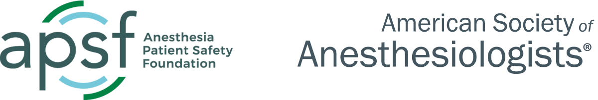 October 2020 - APSF Newsletter - Anesthesia Patient Safety Foundation
