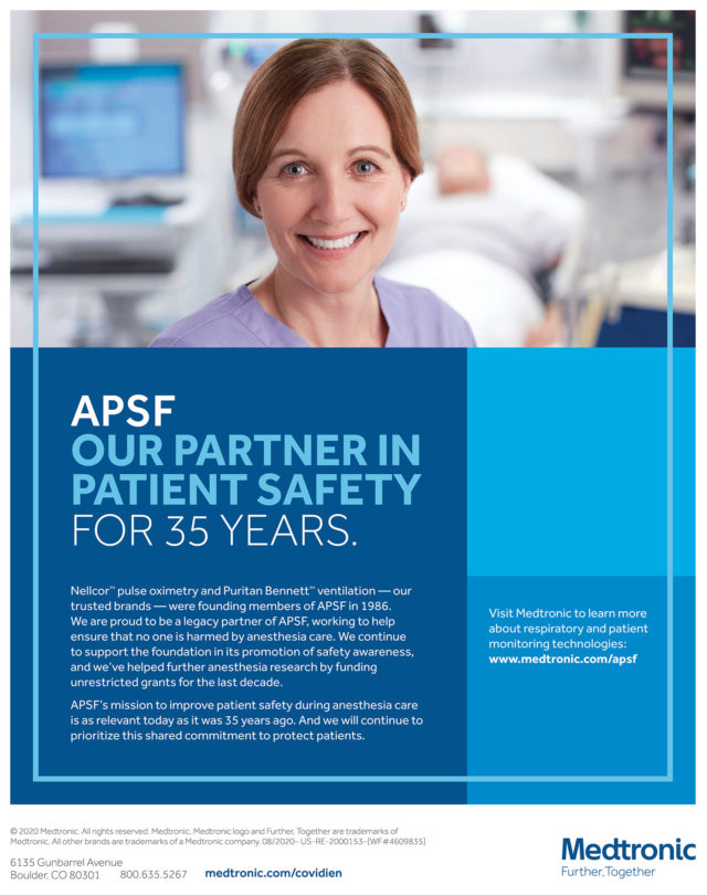 October 2020 - APSF Newsletter - Anesthesia Patient Safety Foundation